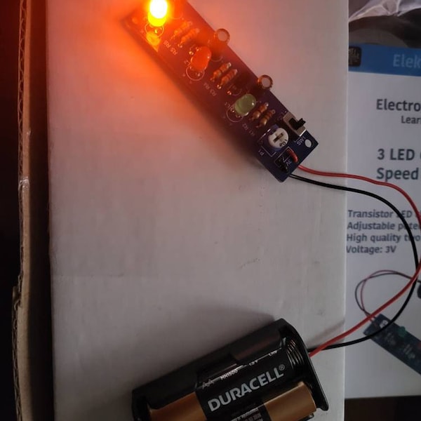 LED Chaser With Speed Control, Transistor 3 LED Chaser, Learn How to ...