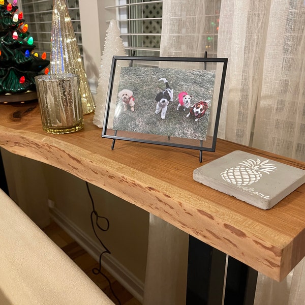 Chunky Cherry Live Edge Floating Shelf - Etsy