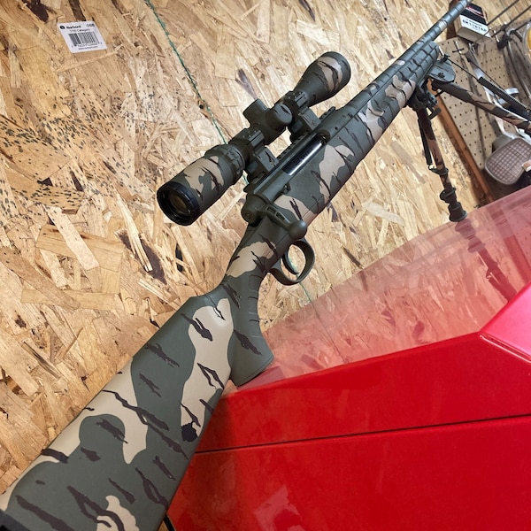 Pack of 2 Dbdu Desert Storm Camouflage Stencil Patterns Printed on ...