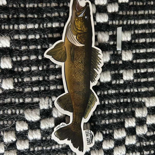 Skeleton Dude Riding an Esox Skeleton Sticker Designed by Ryan Ebert - Etsy