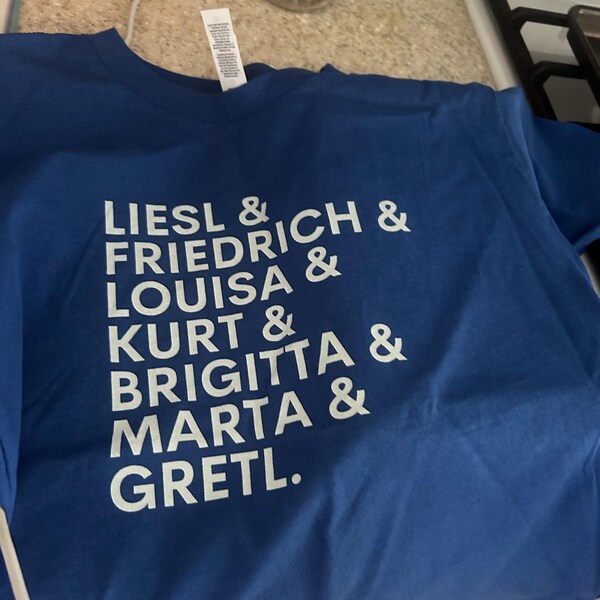 Von Trapp Children Shirt,sound of Music,julie Andrews Shirt,broadway ...