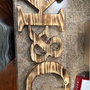 Personalized Rustic Barn Wood Letters / Large Custom Handmade Farmhouse ...