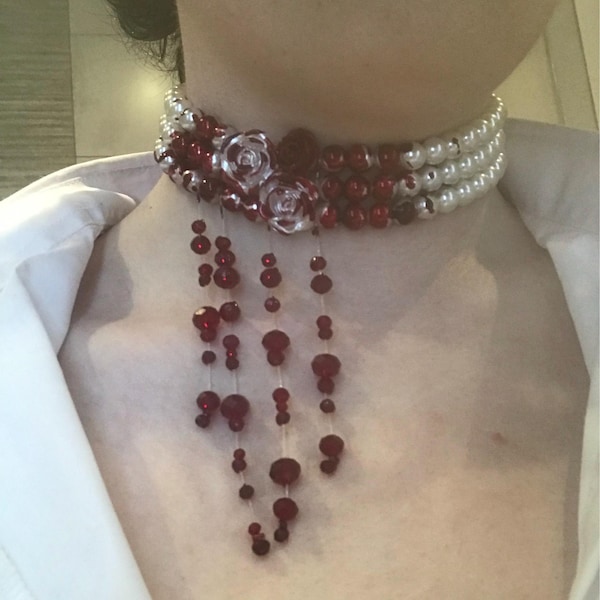 Bloody Ruby Ring,gothic Vampire Pagan Band,horror Fan Gift Alternate ...