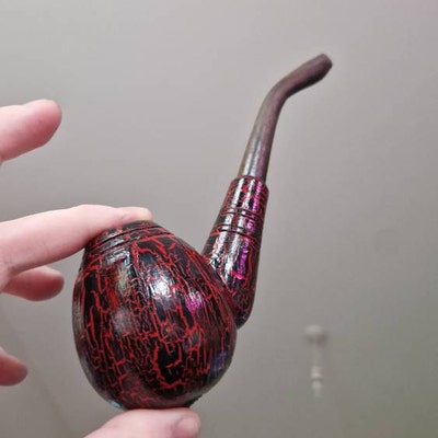 Witchy Pagan Triple Moon Phase Goddess Tobacco Pipe for Smoking / Wicca ...