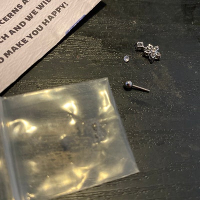 20G Gold / Silver Cute Small Petal Flower Dangle Nose Stud /indian Nose ...