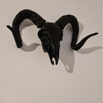 Ram Skull Wall Art 3D Printed Home Decor Wall Mount - Etsy