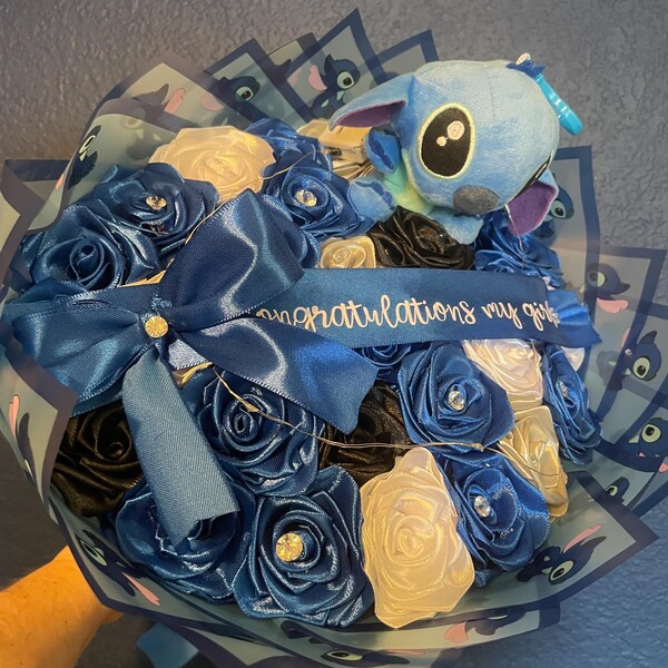 Pink Eternal Roses Bouquet - Etsy