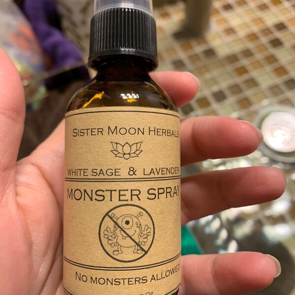 Monster Spray - Kids' Smudge Spray --sleep Aid - Night Time Remedy for ...