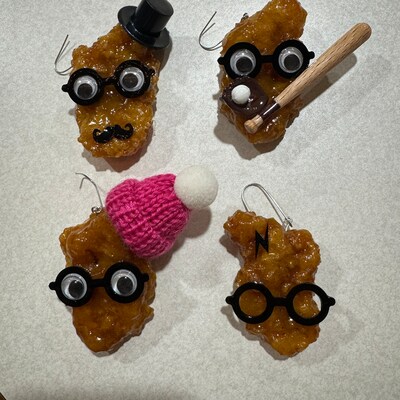 Thug Nug Necklace real Preserved Chicken Nugget Nuggy Buddy - Etsy