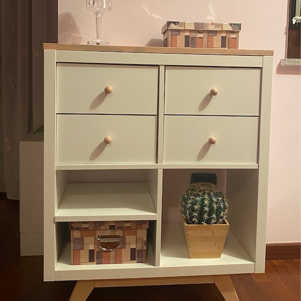 Kallax Base Frame / Wooden Frame Made of Solid Wood / Kallax Furniture ...