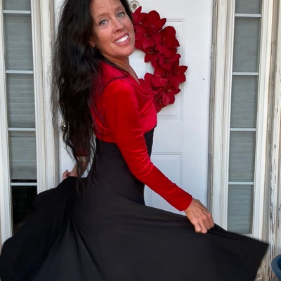 Two-layer Tango Skirt mesh Flock and Stretch Jersey - Etsy