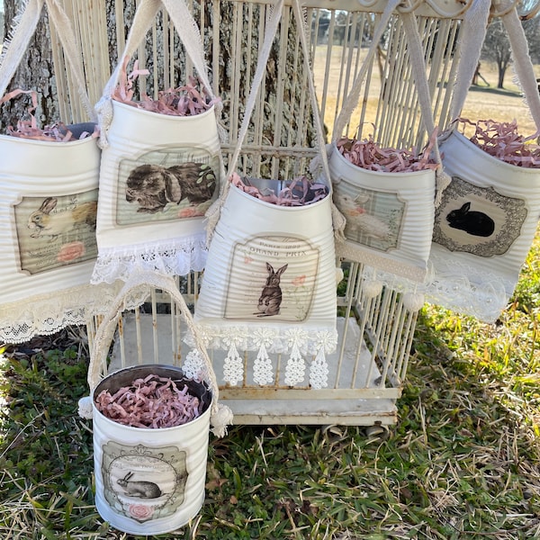 Labels, French Rabbit, Junk Journal, Shabby, Bunny, Easter, Bunnies ...