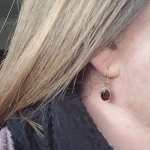 Vintage Solid Silver Red Gemstone Ring ukM USA6.25 | Etsy