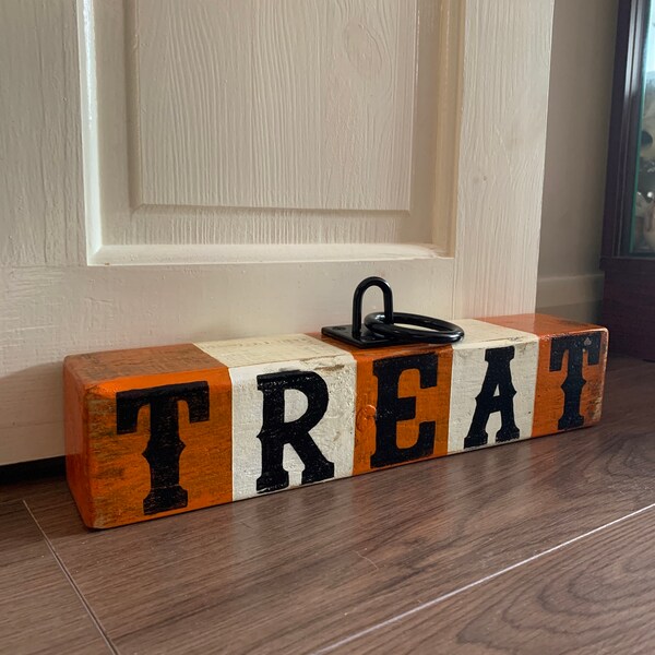 Wooden Door Stop X One, Small & Decorative, Book End, Paper Weight ...