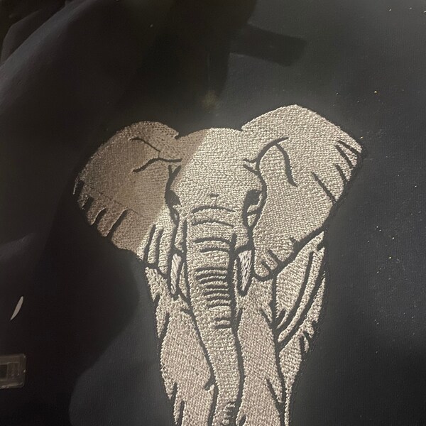 Elephant Machine Embroidery Design Elephant Machine Embroidery Pattern ...