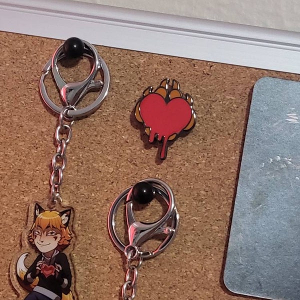 Hard Enamel Pin - Ren Heart - Etsy