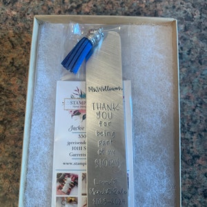 Thank You for Being Part of My Storyteacher Appreciation Giftteacher ...