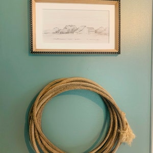 Real Used Cowboy Lariat-lasso Rope-western Decor-farmhouse - Etsy