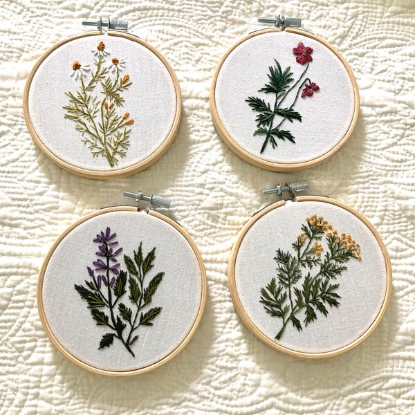 12 Birth Flowers PDF Patterns Snowdrop,pansy,daffodil,daisy,lily of the ...