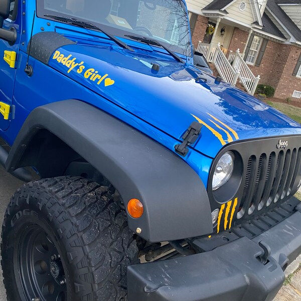 Custom Hood Decals for JL JT 4x4 Two Pack / Truck Hood Graphics ...
