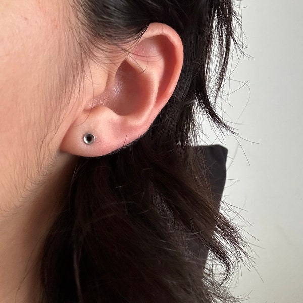 Surgical Steel Tunnel Gauges ONE PAIR 14g-00g Ear Gauges Sold as A Pair ...