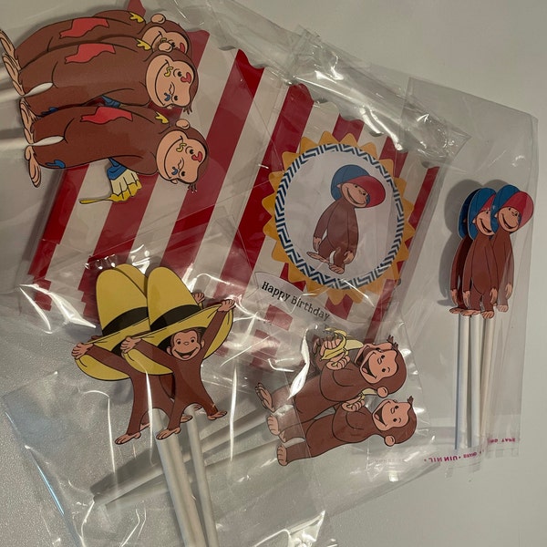 Curious George Popcorn Boxes Curious George Treat Boxes-curious George ...