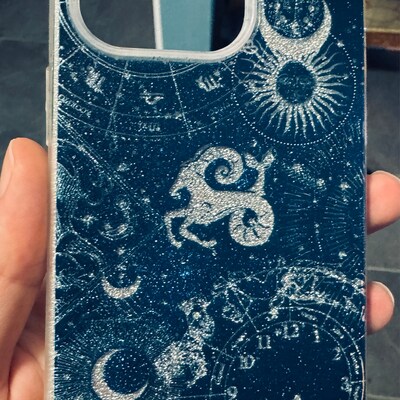Moon Celestial Phone Case for iPhone 15, 14, 13, 12, 11, Samsung ...