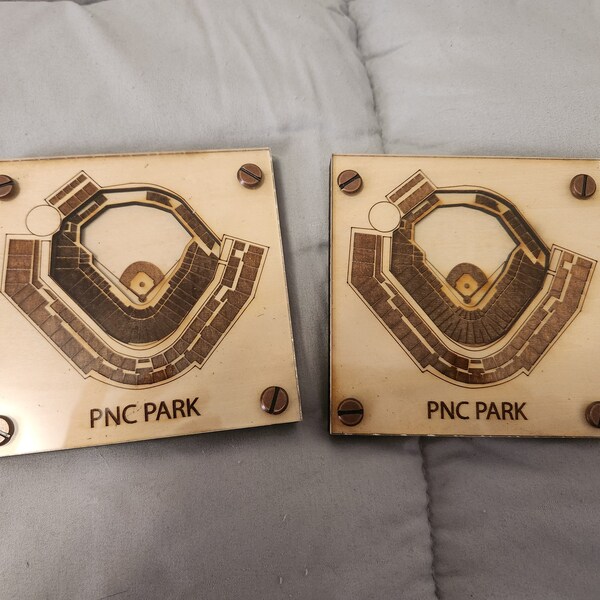 Philly Pack Layered Coaster (set of 4), 3D Wood Coaster, Sports Coaster ...