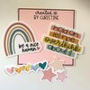CLEAR Be A Nice Human Rainbow | Clear Sticker, Spread Kindness, Gifts ...