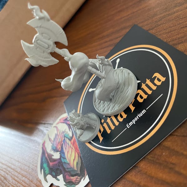 Kenku Tengu Aarakokra Bard Tabletop Miniature for Dungeons and Dragons ...