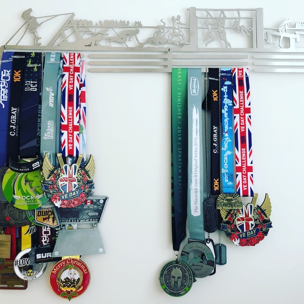 Obstacle Course - Allied Medal Hanger Holder Display Rack - Etsy