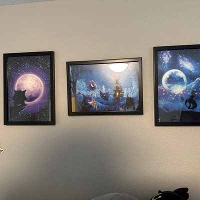 POSTER of Charmander Under the Moon Pokemon Print Art Work - Etsy
