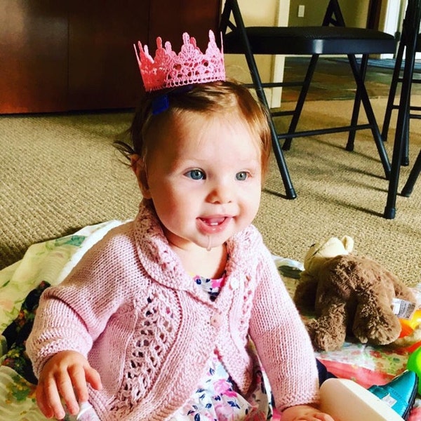 AZLYN CROWN, Dainty Crown, Gold Crown, Newborn Crown, Newborn ...
