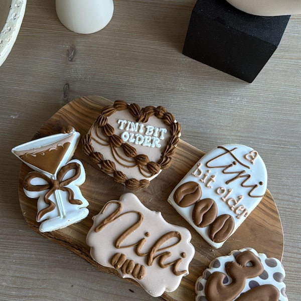 Martini Birthday Sugar Cookies: 21st Birthday, Girls Night Party Favors ...