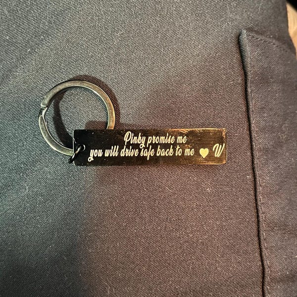 Stainless Steel Keychain, Custom Engraved Key Chain, Personalized Gifts ...