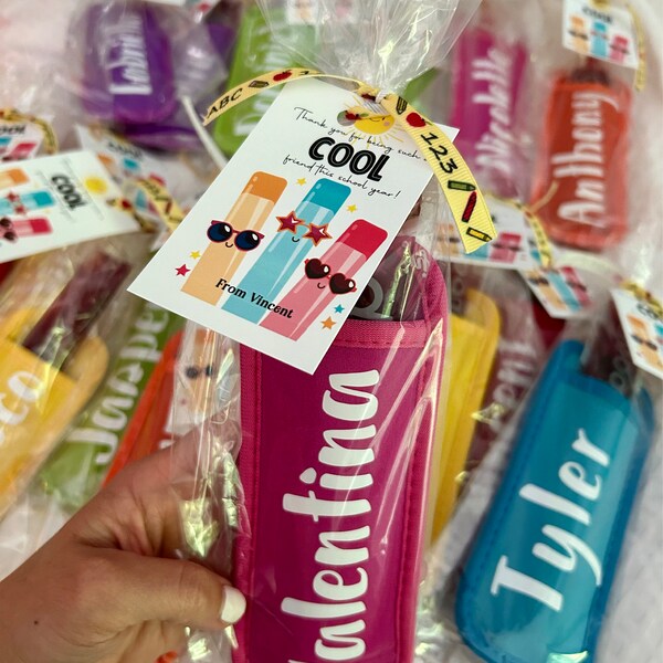 Editable Last Day of School Tag Cool Friend Ice Tag Summer End of ...