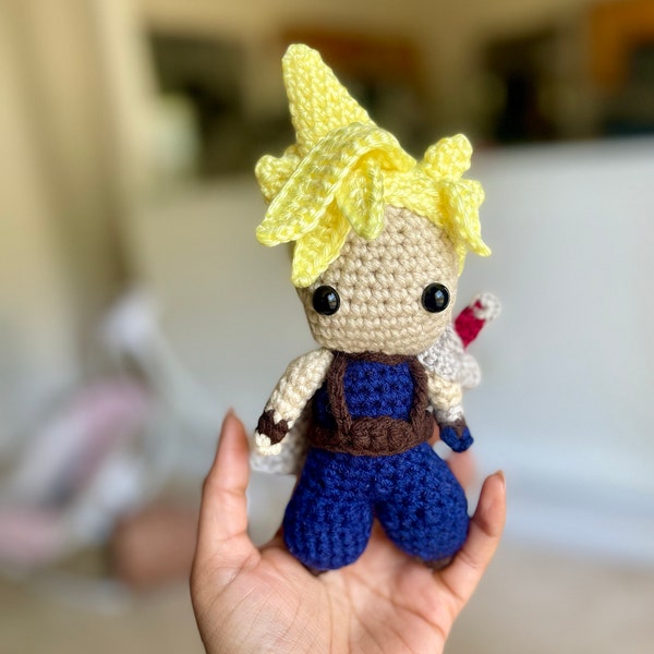 PATTERN BUNDLE - Cloud Strife & Sephiroth (FFVII) - Amigurumi Crochet ...