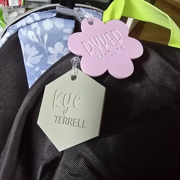 Backpack Tags Personalized, Luggage Tag, Bag Tags, Name Tags for ...