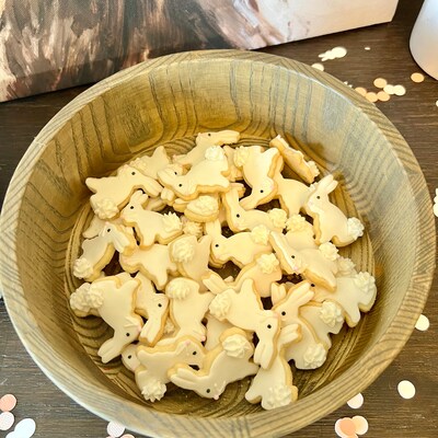 Mini Baby Elephant Sugar Cookies Yellow and Grey Elephants - Etsy