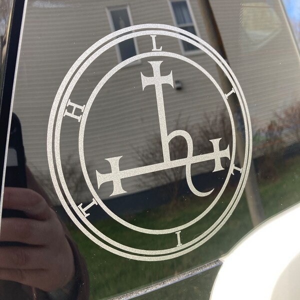 Lilith Sigil Vinyl CAR DECAL Occult, Wiccan Witch, Goddess Symbol - Etsy