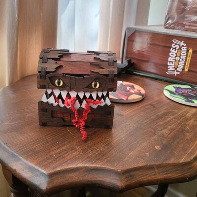 Customizable Gothic Vampire Chest for Dice and Keepsakes Handcrafted ...