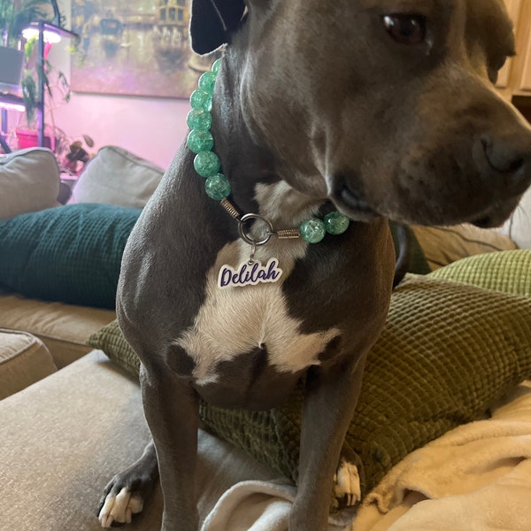 Custom Dog Tag // Acrylic Dog Tag // Personalized Pet Tag // Cat Tag ...