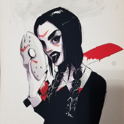 Wednesday the 13th Fine Art Print 9x12 - Etsy