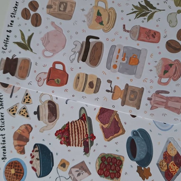 Winter Aesthetics Sticker Sheet , Winter Stickers, Journal Stickers ...