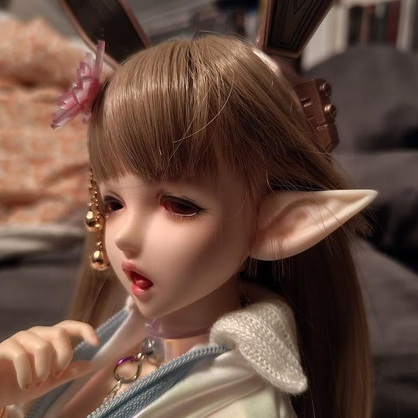 Mozu 85cm Doll Elf Doll Ear 1.1 - One Pair Elfear - for Mozudoll Sd 1/2 BJD Bjddoll - Etsy