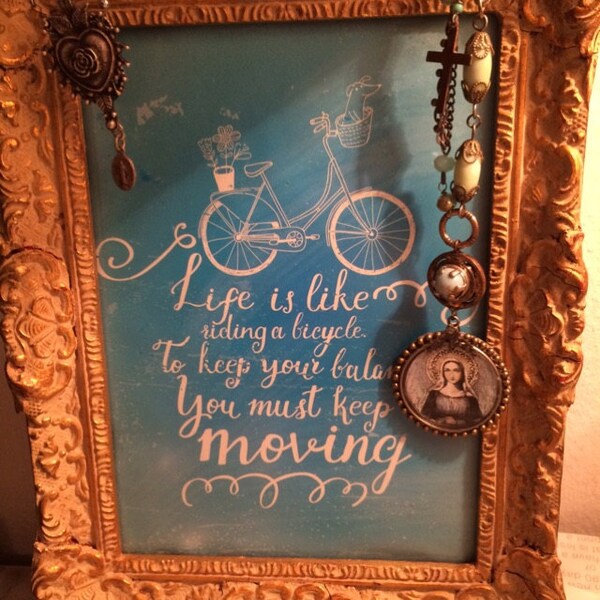 Madonna and Child Antique Watch Fob Repurposed Vintage Religious ...