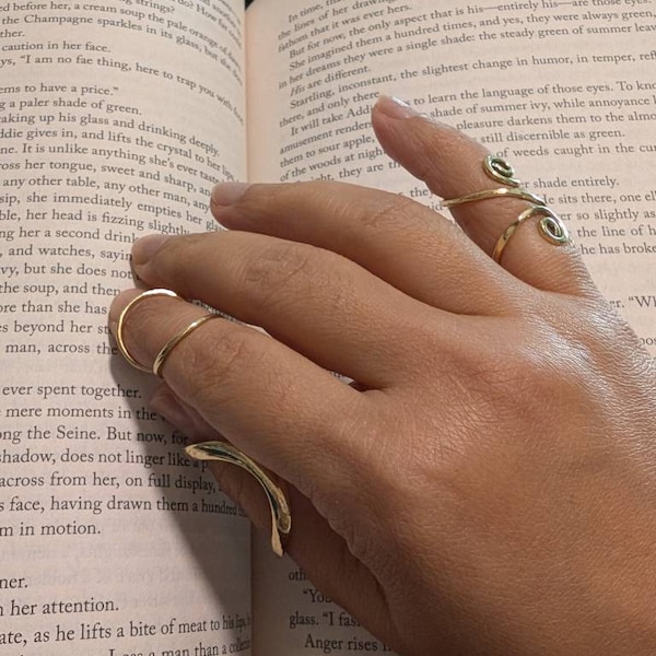 Arthritis Finger Splint Sterling Silver 925 or Brass Adjustable ...