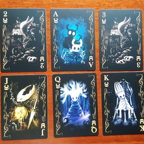 VOID Playing Card Deck | 54 Cards, Poker Size, Hollow Knight Inspired ...