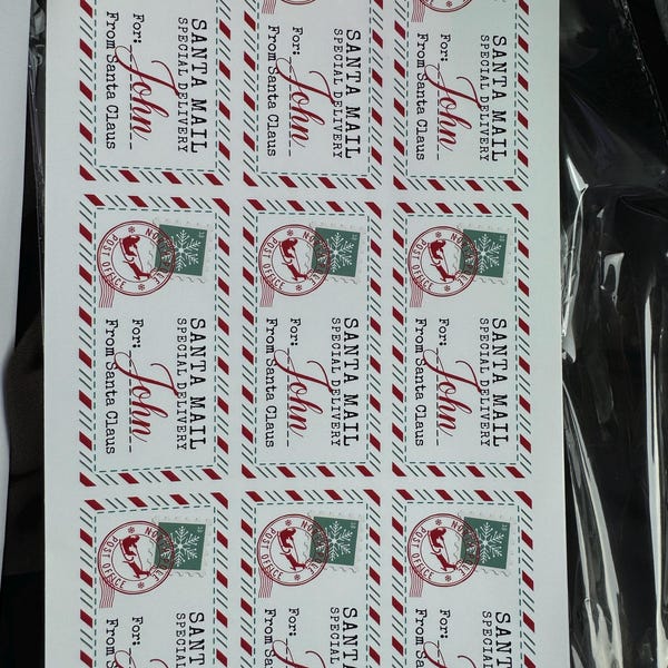 From Santa Stickers, From Santa Christmas Gift Label, to From Labels ...