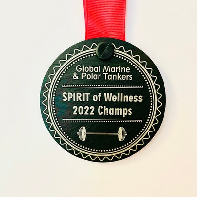 Personalised Welsh Slate Medal Design 12 Custom Medals Race Award ...